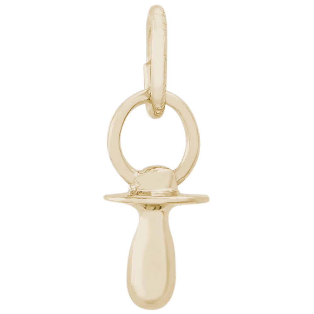 14k Gold Pacifier Charm – Diamond Durrell's