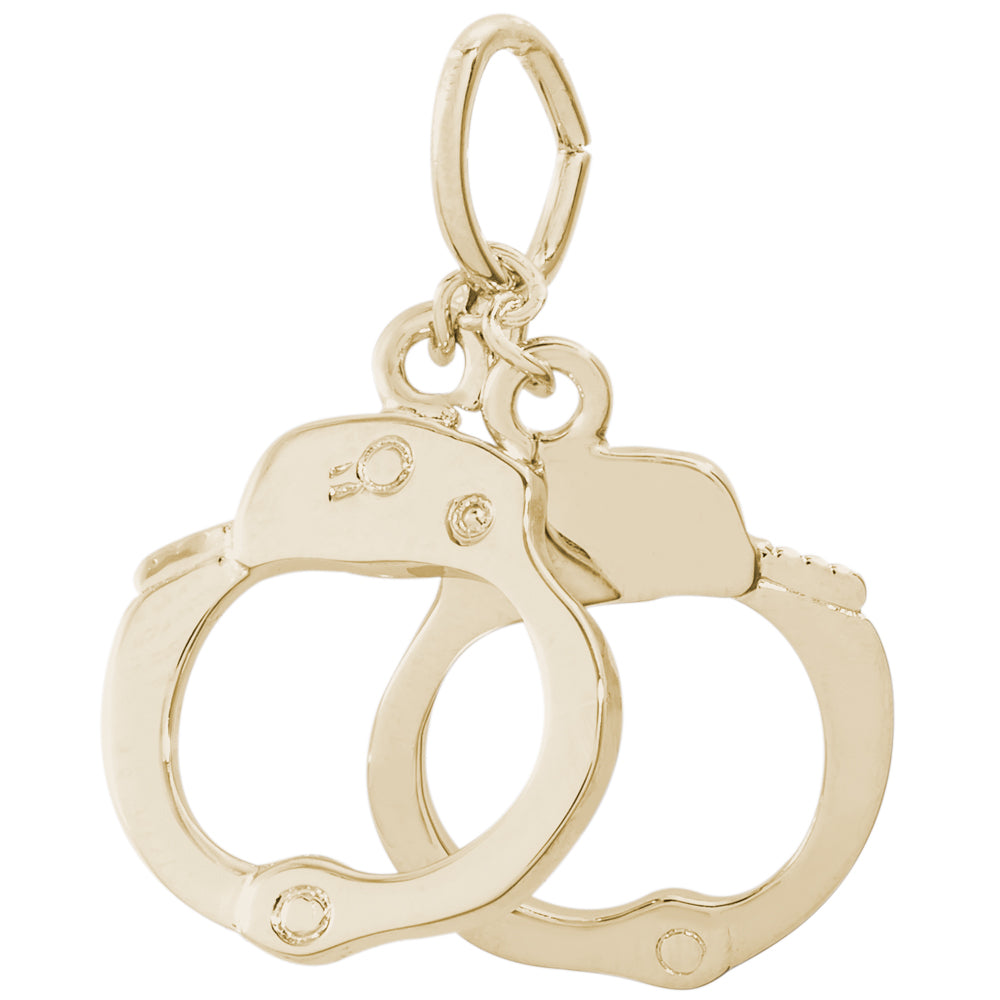 14k Gold Handcuffs Charm – Diamond Durrell's